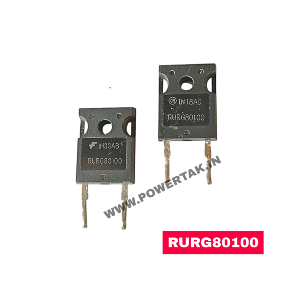 RURG80100 ULTRAFAST DIODE 1000V 80A PACK OF 2PCS - Power Tak